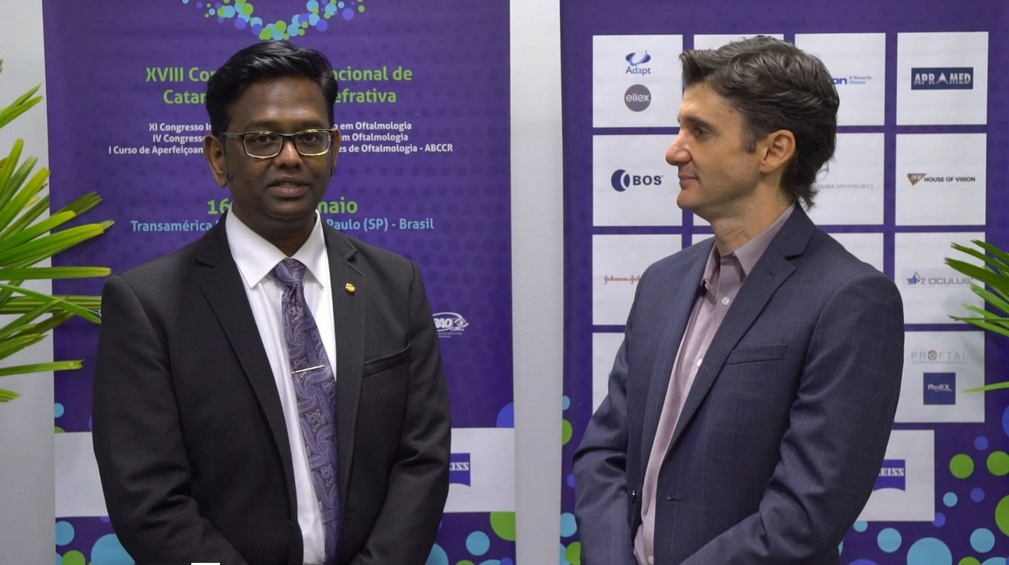 Dr. Evandro Diniz entrevista Dr. Syril Dorairaj - Oftalmologia em Foco
